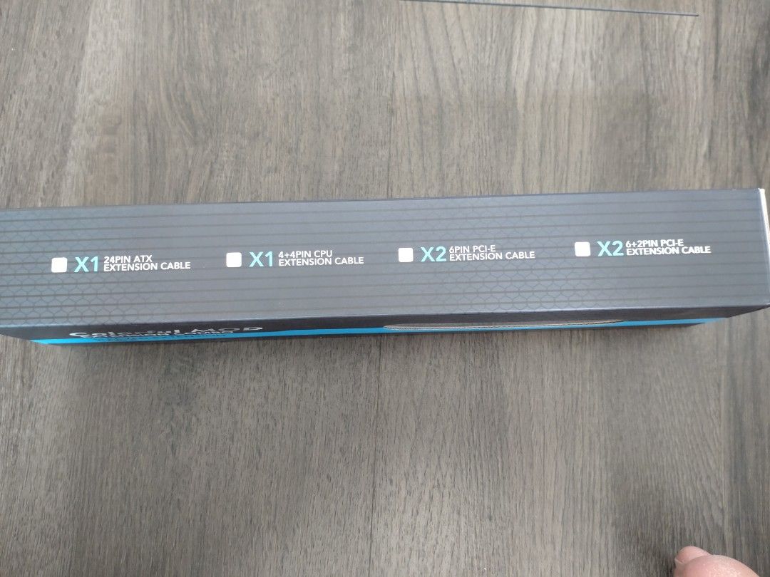 SIRLYR SILVER PSU Extension Cables., Computers & Tech, Parts ...