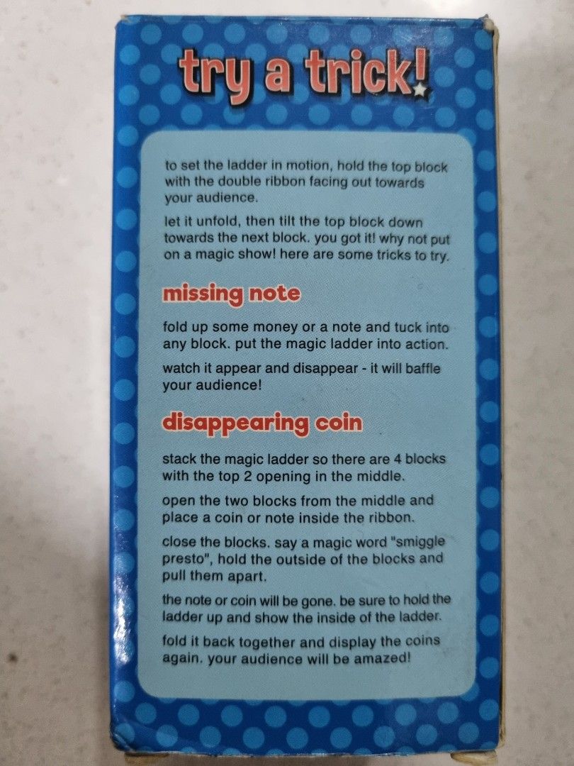 Smiggle Magic Ladder, Hobbies & Toys, Toys & Games on Carousell