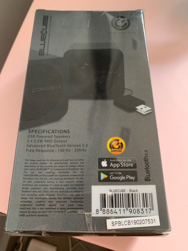 Sonicgear Blue Cube, Audio, Soundbars, Speakers & Amplifiers on Carousell