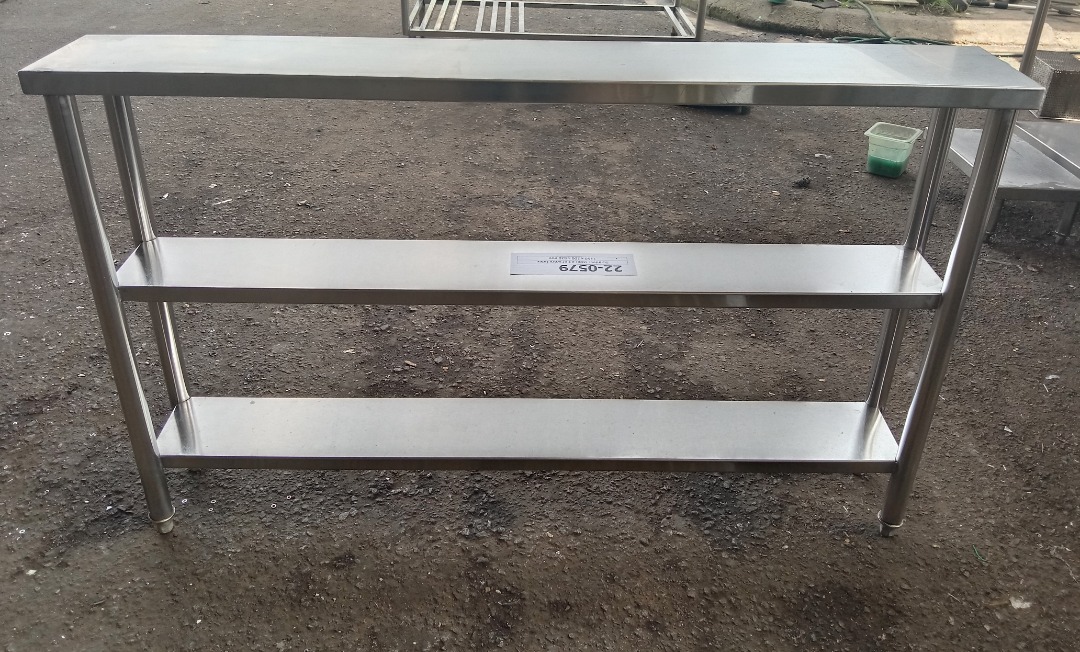 Stainless steel 3 tier work table, Furniture & Home Living, Kitchenware ...