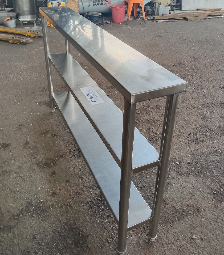 Stainless steel 3 tier work table, Furniture & Home Living, Kitchenware ...