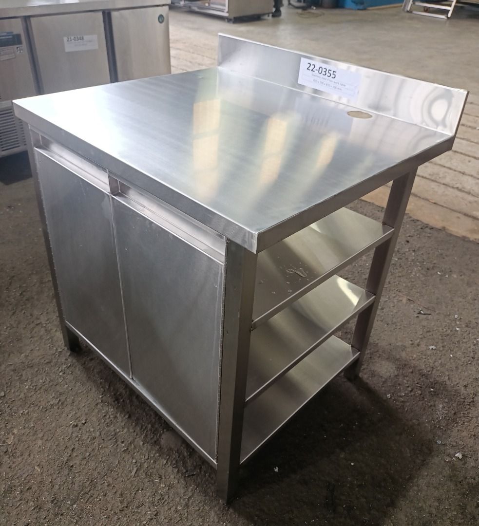 Stainless steel 4 tier work table, Furniture & Home Living, Kitchenware ...