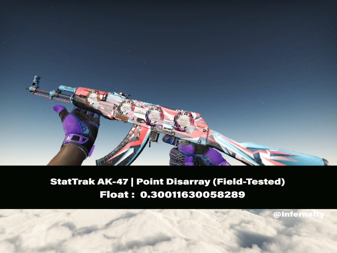 StatTrak AK-47 Point Disarray FT CSGO SKINS KNIVES, Video Gaming ...