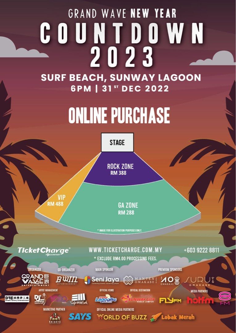 SUNWAY LAGOON COUNTDOWN PARTY 2023, Tickets & Vouchers, Event Tickets ...