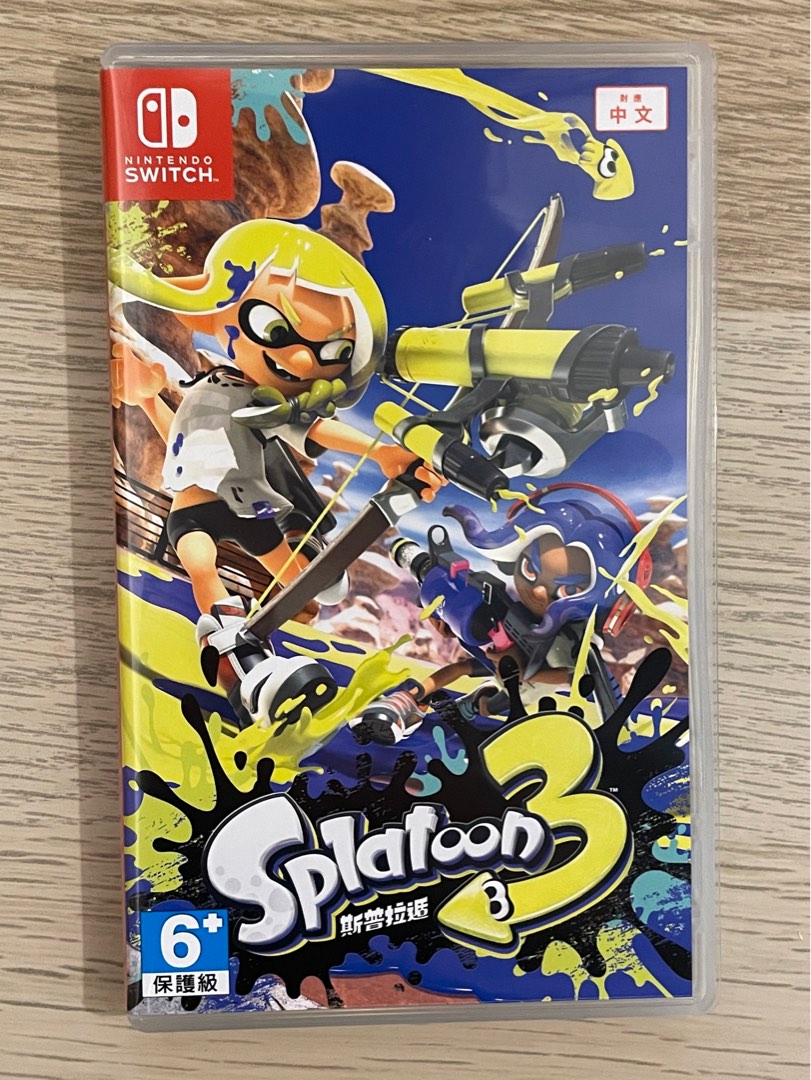 Switch Game Splatoon3, 電子遊戲, 電子遊戲, Nintendo 任天堂 - Carousell