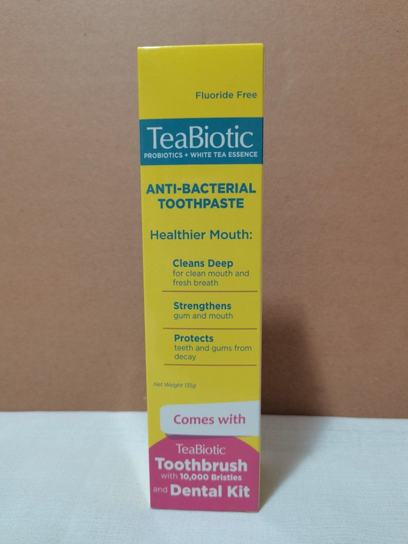 Teabiotic antibacterial toothpaste, Beauty & Personal Care, Oral Care ...