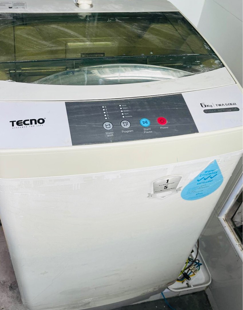 Tecno TWA-6068 6kg Washer, TV & Home Appliances, Washing Machines and ...