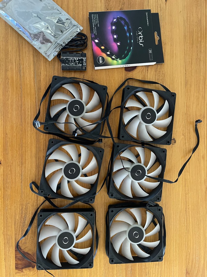 Tecware Orbis F1 fans 120mm, Computers & Tech, Parts & Accessories ...
