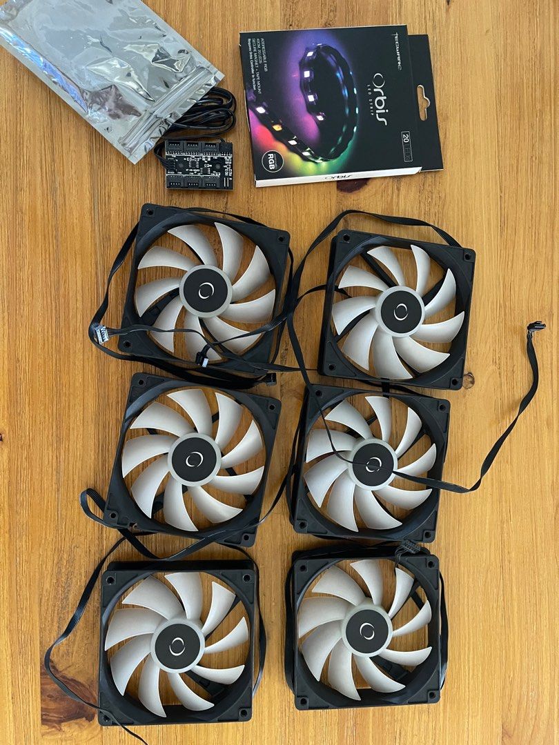 Tecware Orbis F1 fans 120mm, Computers & Tech, Parts & Accessories ...