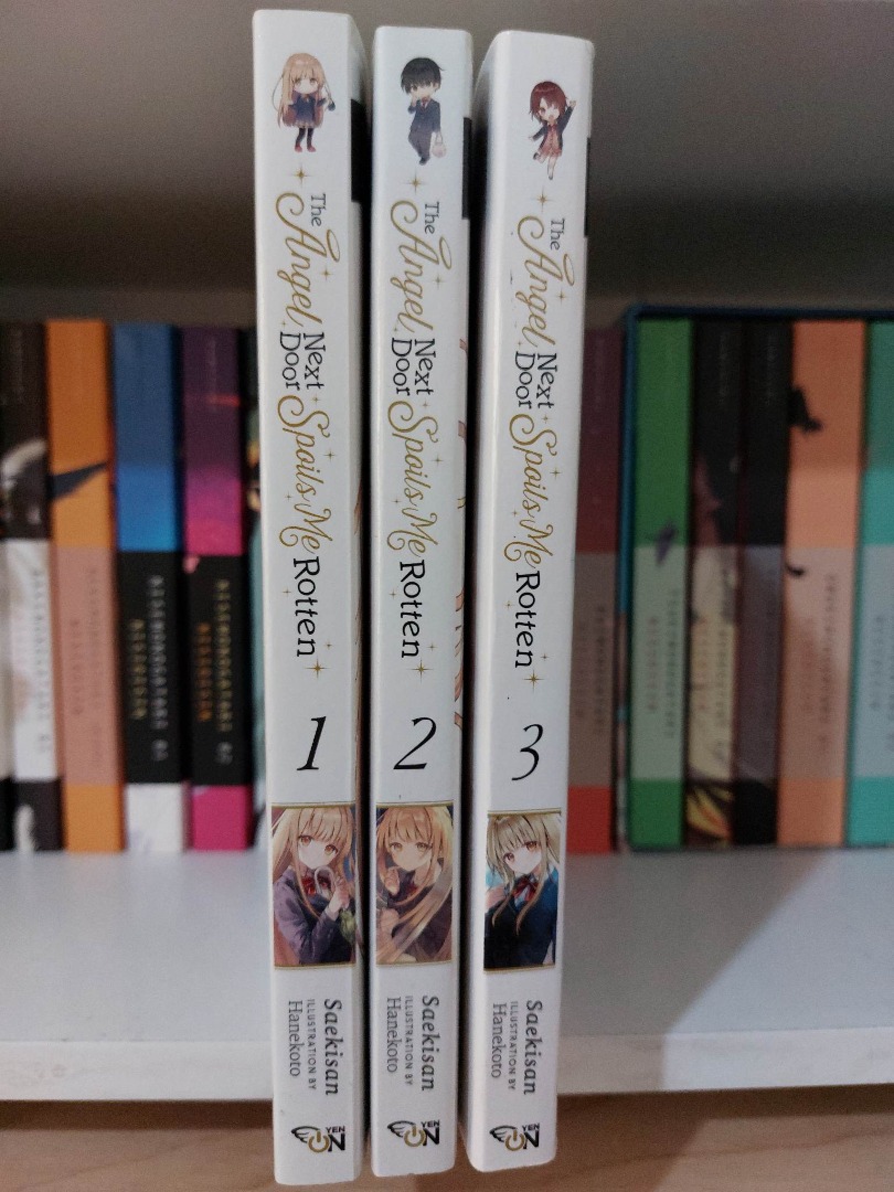 The Angel Next Door Spoils Me Rotten Light Novel Vol 1-3 Bundle, Hobbies & Toys, Books ...