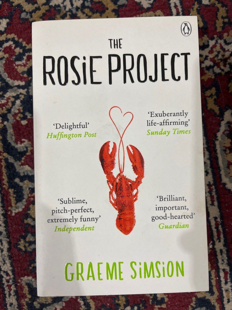 The Rosie project by Graeme Simsion, 興趣及遊戲, 書本 & 文具, 小說 & 故事書 - Carousell