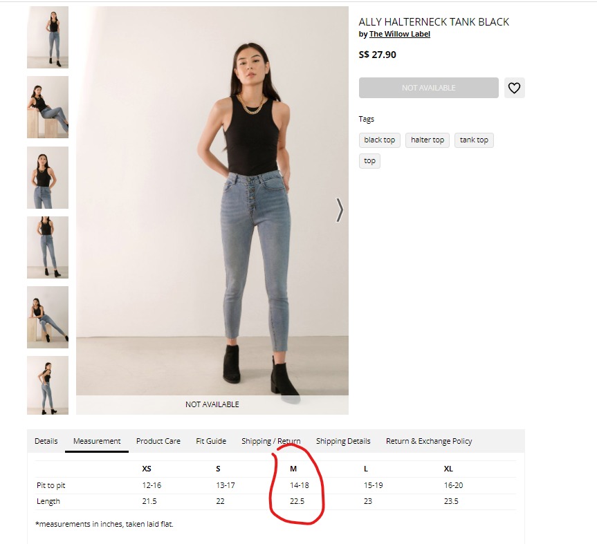 The willow label Ally top, Women's Fashion, Tops, Sleeveless on Carousell