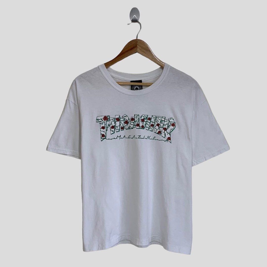 Thrasher Mag Roses Tee, Men's Fashion, Tops & Sets, Tshirts & Polo ...