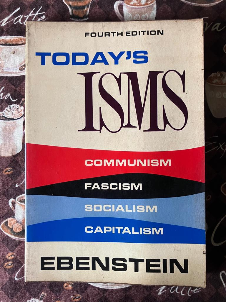 Today's ISMS Communism Fascism Socialism Capitalism VINTAGE Book by ...