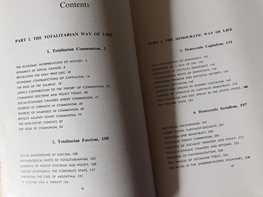 Today's ISMS Communism Fascism Socialism Capitalism VINTAGE Book by ...