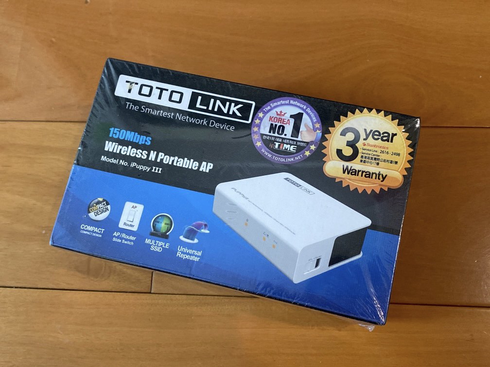 (全新) TOTO LINK 可攜式無線寬頻分享器 Wireless N Portable AP Router, 電腦＆科技, 電腦周邊及配件 ...