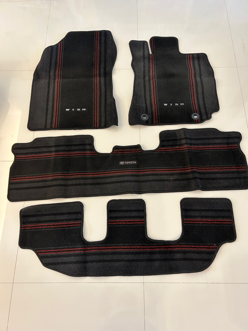 Toyota Wish original car mat, Car Accessories, Accessories on Carousell