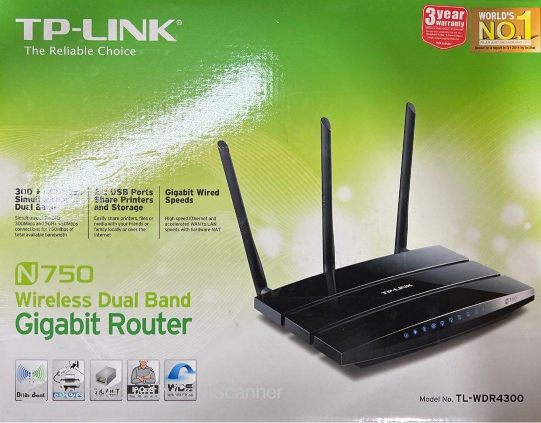 TP Link Wireless Dual Band Gigabit Router, Computers & Tech, Parts ...