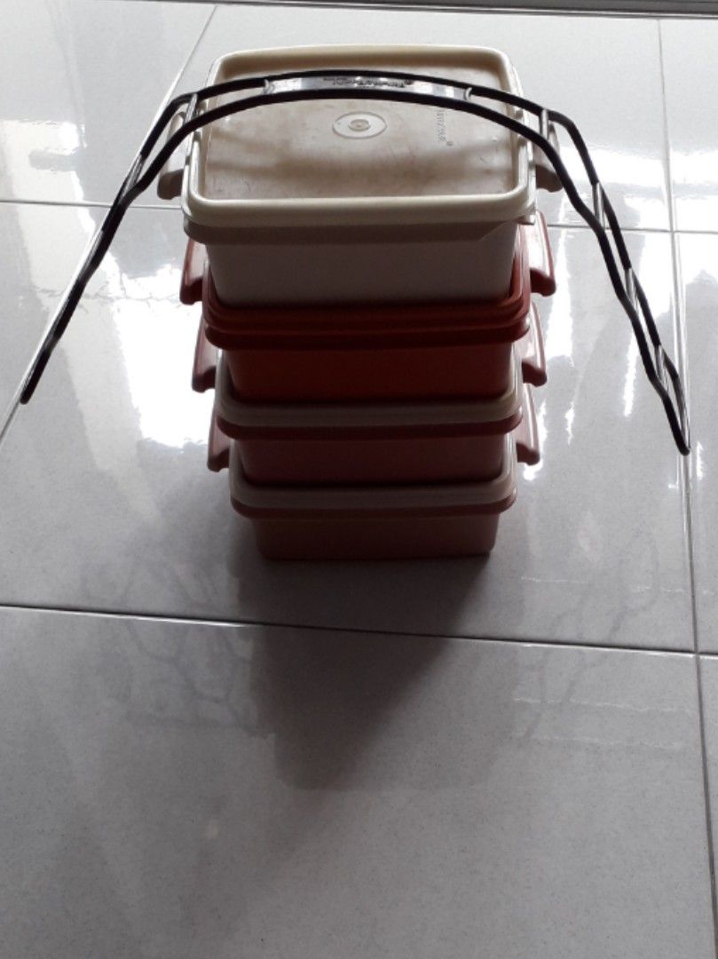 Tupperware - tiffin w carrier., Furniture & Home Living, Kitchenware ...