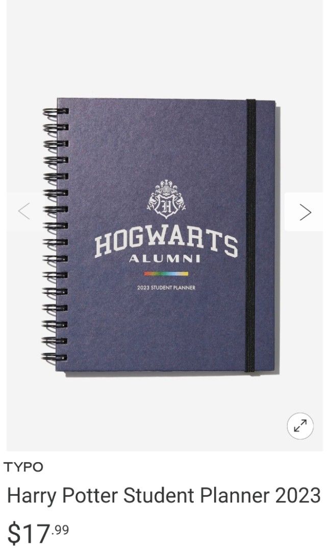 Typo 2023 Planner Harry Potter Hogwarts Alumni, Hobbies & Toys ...
