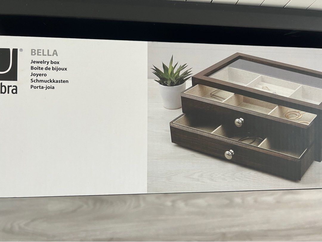 Umbra Bella jewellery box, Furniture & Home Living, Home Improvement ...