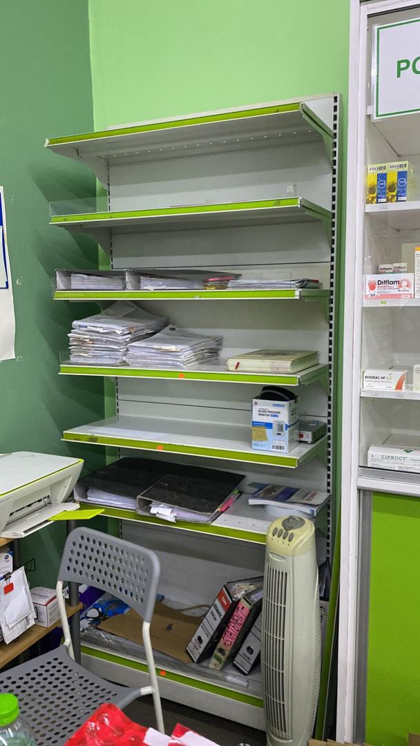 Used still rack, Furniture & Home Living, Furniture, Shelves, Cabinets ...