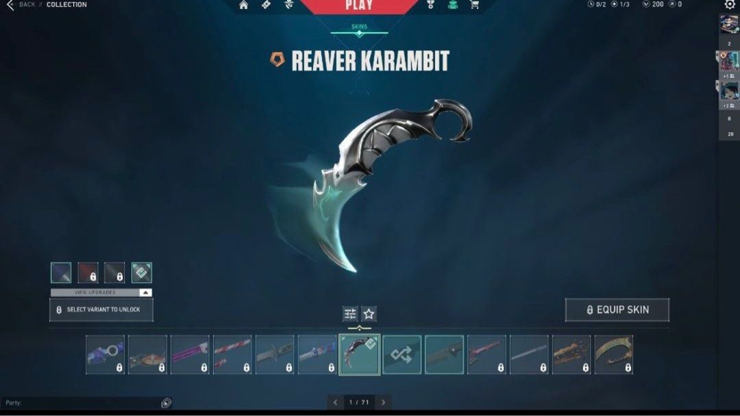 Valorant upgraded skins account (Full Reaver 2.0 Collection), 電腦＆科技, 電腦 ...