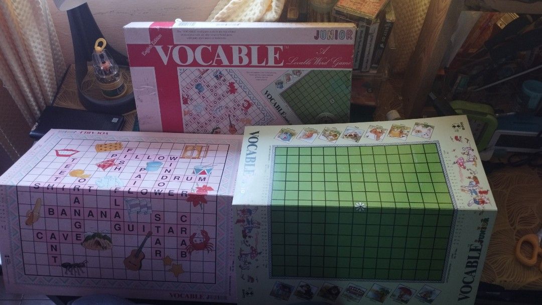 VINTAGE 1994 VOCABLE BOARD GAME, Hobbies & Toys, Toys & Games on Carousell