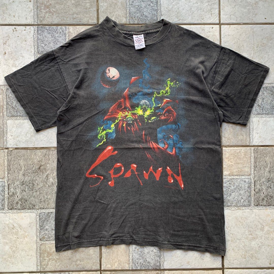 Vintage 90s Spawn Todd McFarlane Comic Tee Shirt, Men's Fashion, Tops ...