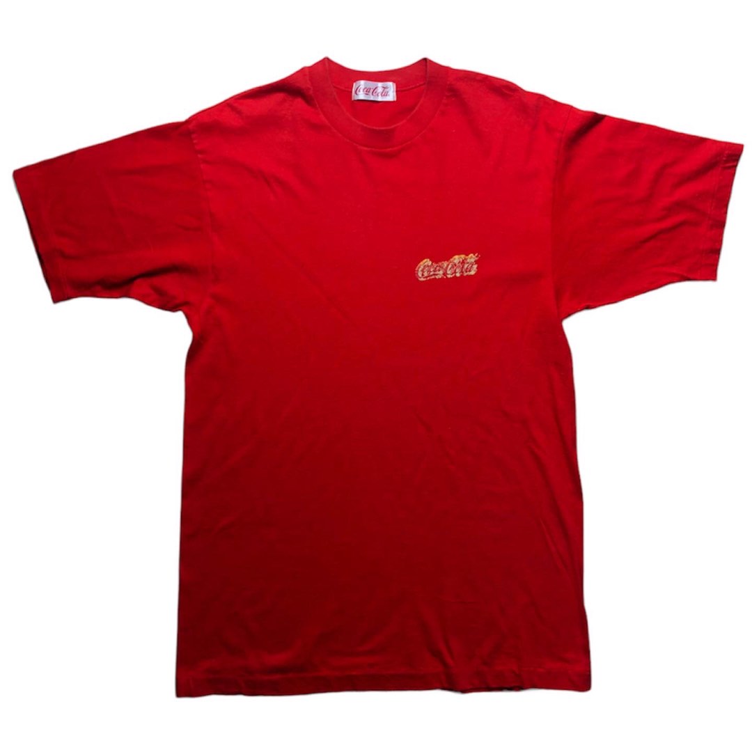 vintage coca-cola offical merch tee 1997 authentic kaos pria wanita ...