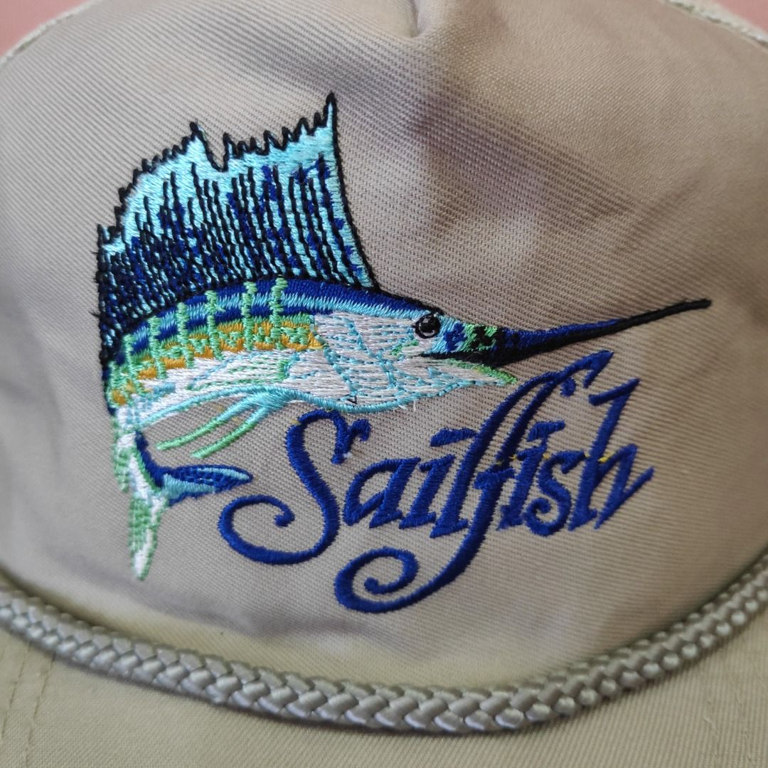 Vintage SAILFISH Marlin Trucker Snapback cap, Men's Fashion, Watches ...