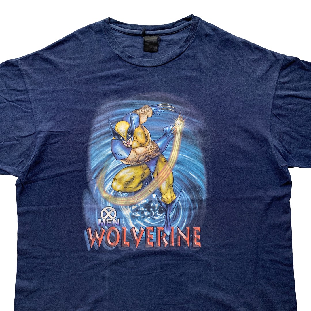 Vintage X Men Wolverine Marvel Comic Tee Shirt, Men's Fashion, Tops ...