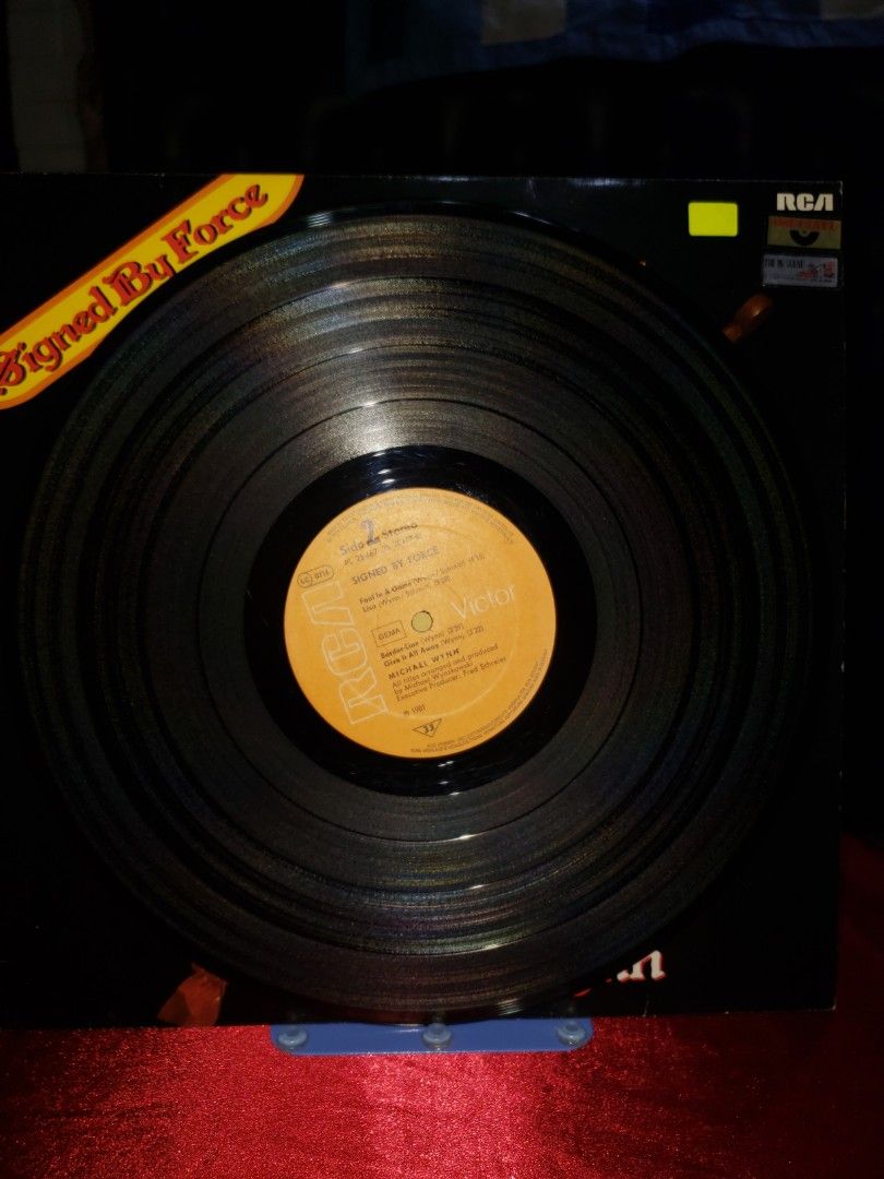 [4]PIRING HITAM / VINTAGE VINYL LP - MICHAEL WYNN - SIGNED BY FORCE / ROCK [4] 1981 GERMAN ...