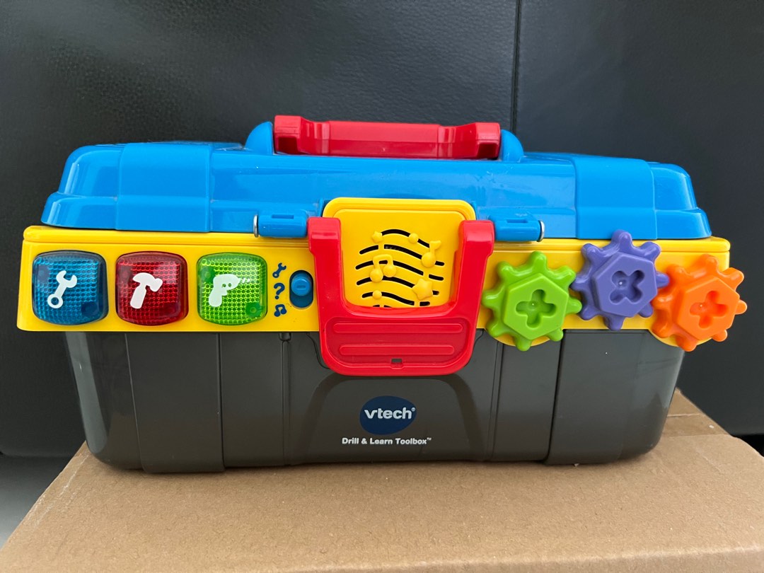 VTech Drill & Learn Toolbox, Hobbies & Toys, Toys & Games on Carousell