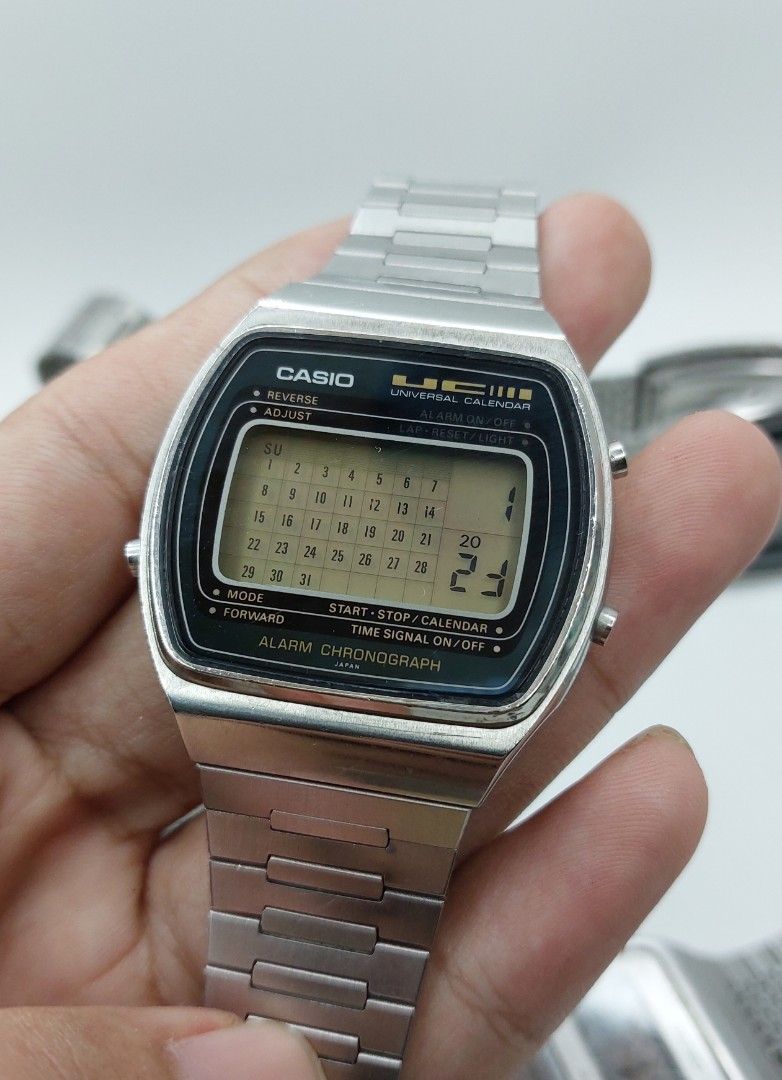 Vtg Casio Casiotron UC Calendar 79cs-51 1980, Men's Fashion, Watches ...
