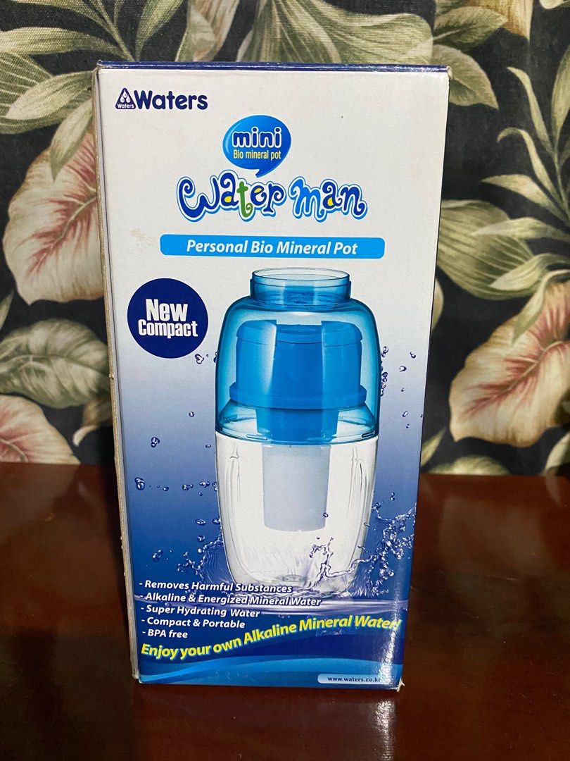 Water man Bio Mineral Pot (Alkaline Water Tumbler), Furniture & Home ...