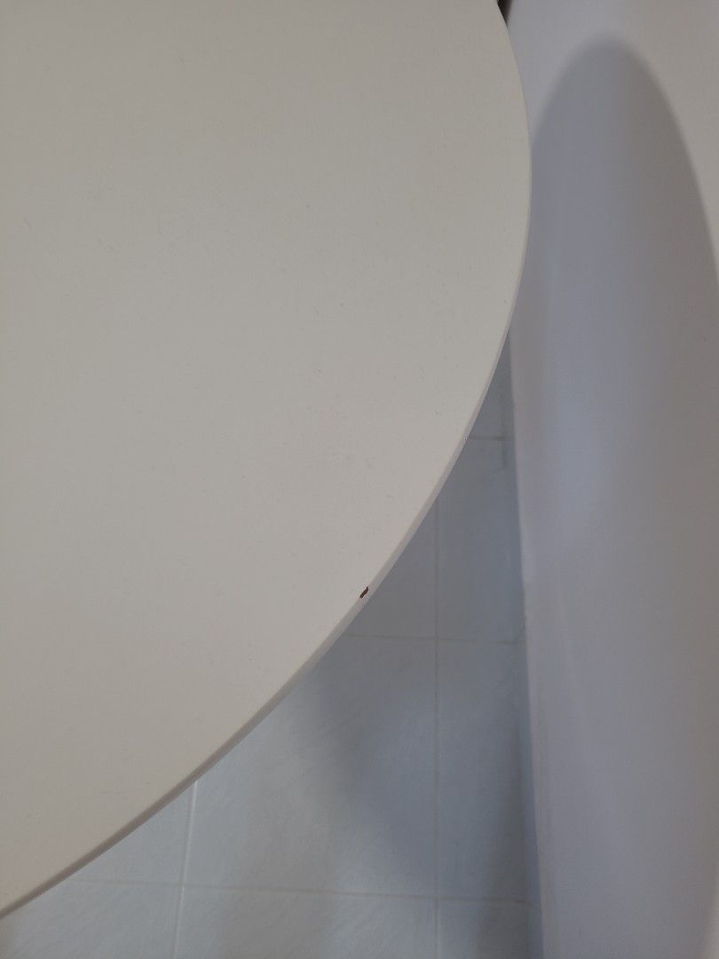 WHITE ROUND TABLE (dia 80cm), Furniture & Home Living, Furniture ...