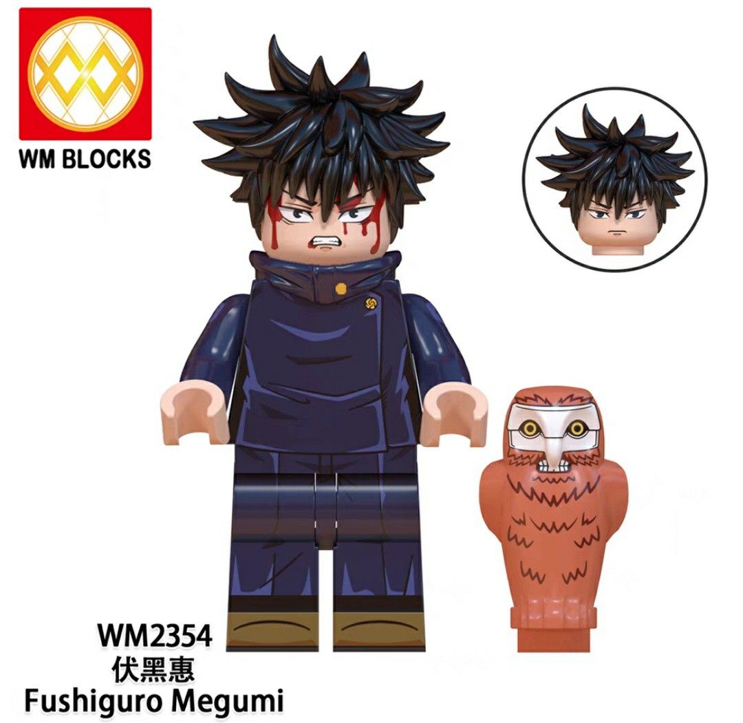 WM 6139 2352-2359 Jujutsu Kaisen Minifigures (3rd party Lego Compatible ...