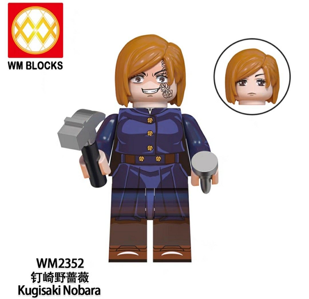 WM 6139 2352-2359 Jujutsu Kaisen Minifigures (3rd party Lego Compatible ...