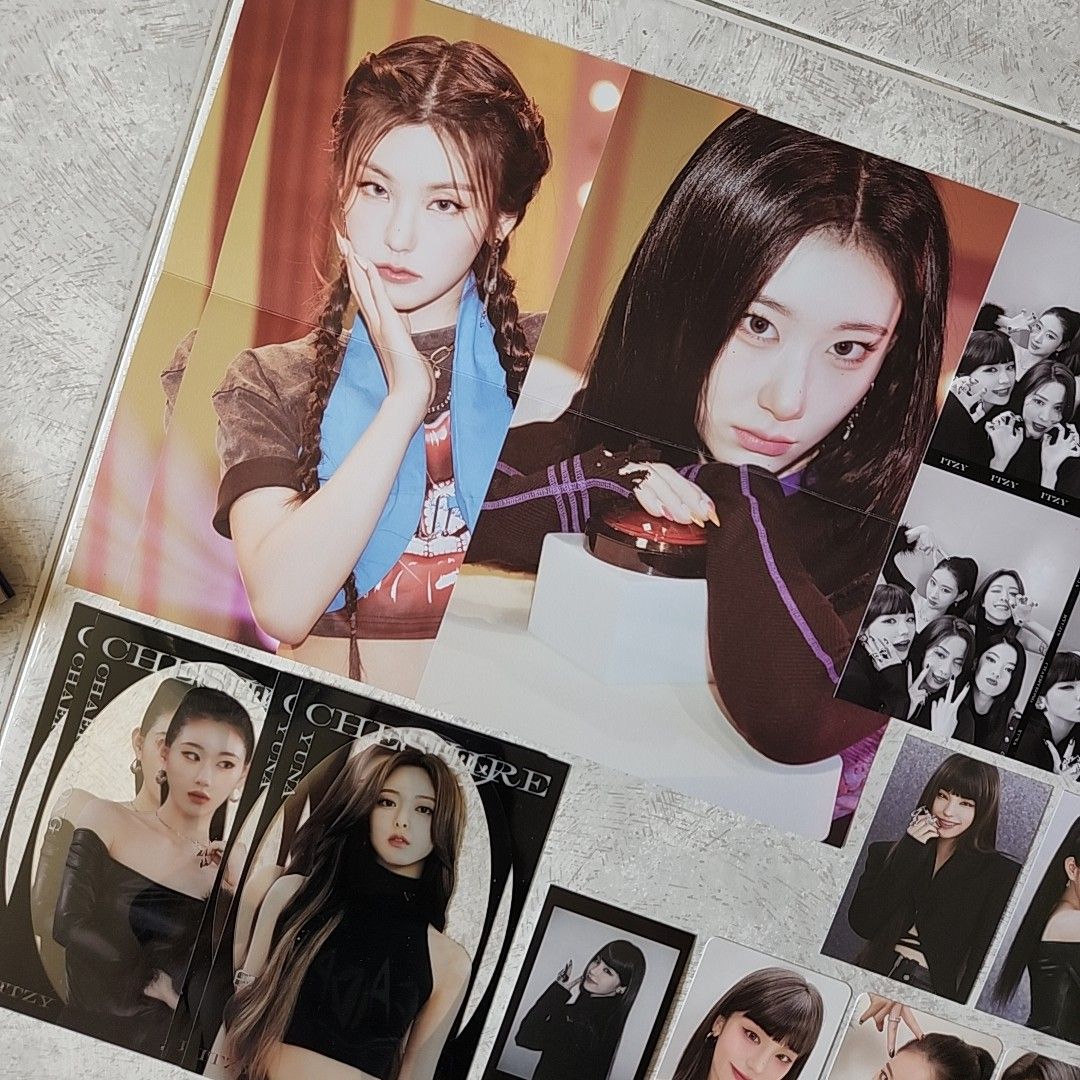 [WTT] ITZY Cheshire PC / poster / postcard / photo strip / transparent ...