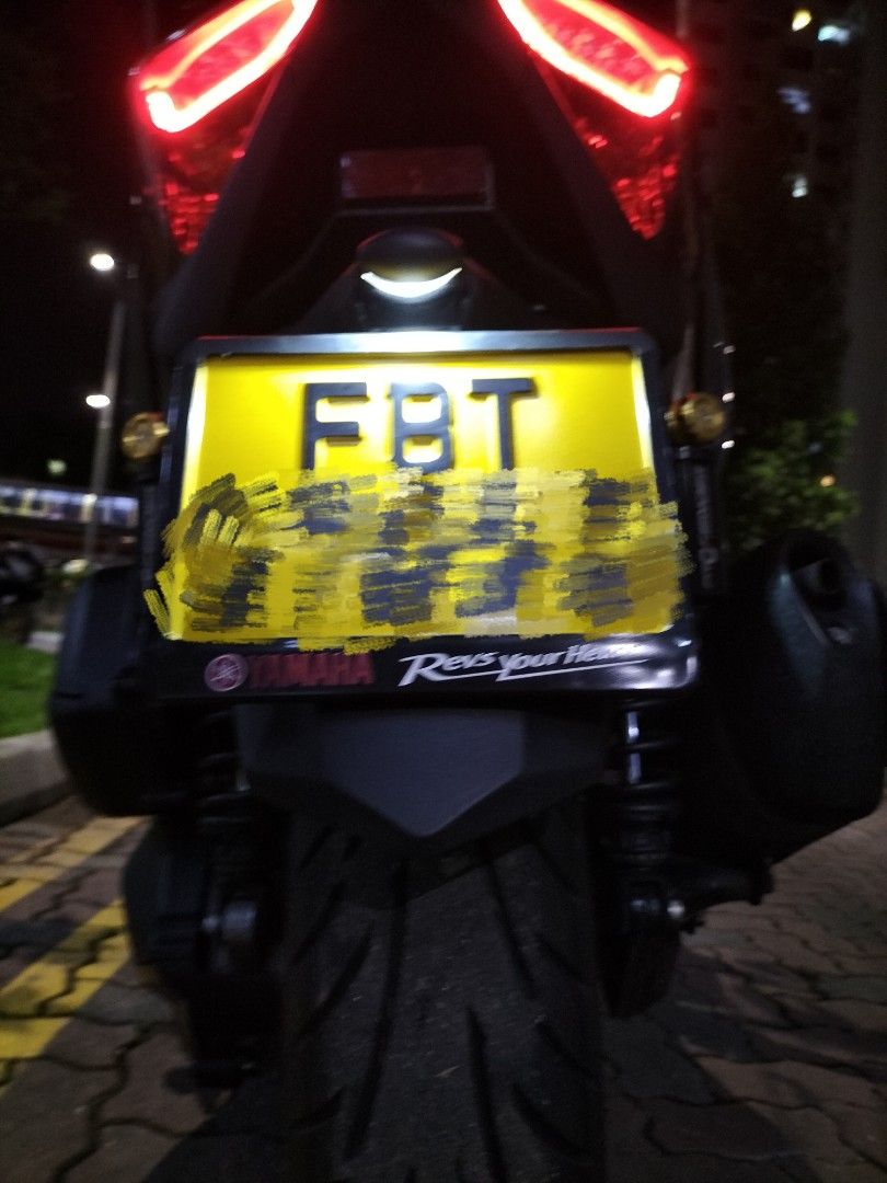 Xmax number plate White light $8, Motorcycles, Motorcycle Accessories ...