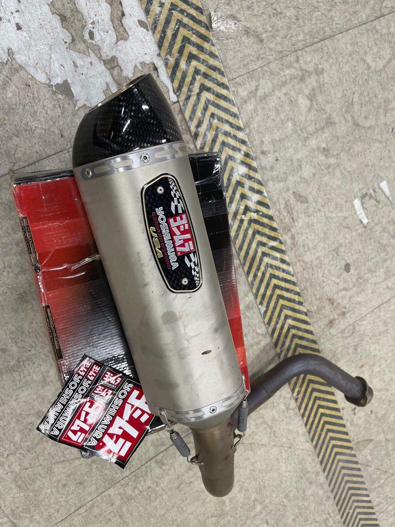 Yoshimura exhaust, Motorcycles, Motorcycle Accessories on Carousell