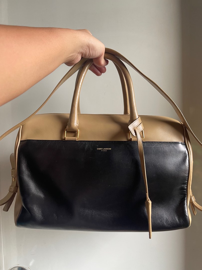 YSL Boston Bag 30 Two Tone, Two way, Luxury, Bags & Wallets on Carousell