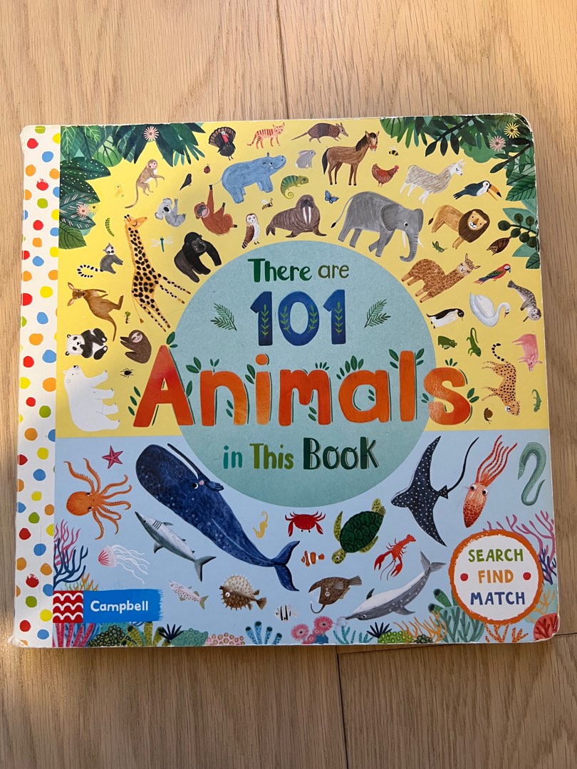 101 Animals 英文圖書, 興趣及遊戲, 書本 & 文具, 小朋友書 - Carousell