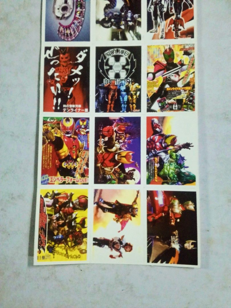 18 Pcs Kamen Rider/Masked Rider Playing Cards/Kad Tepuk., Hobbies ...