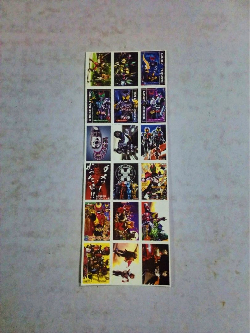 18 Pcs Kamen Rider/Masked Rider Playing Cards/Kad Tepuk., Hobbies ...