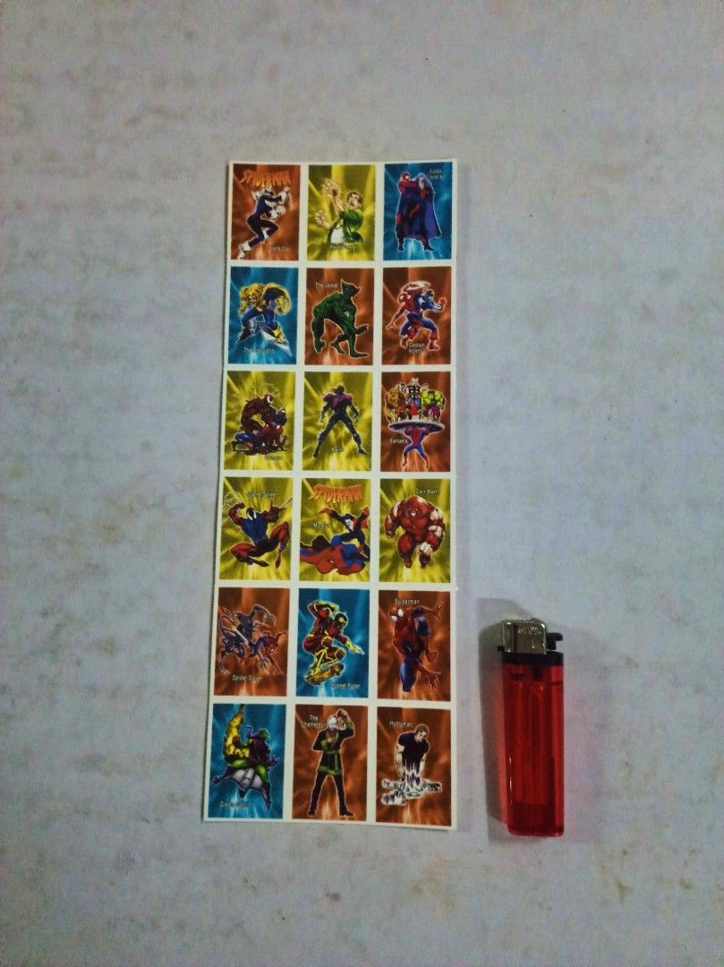 18 Pcs Marvel Avengers Comic Design Playing Cards/Kad Tepuk., Hobbies ...