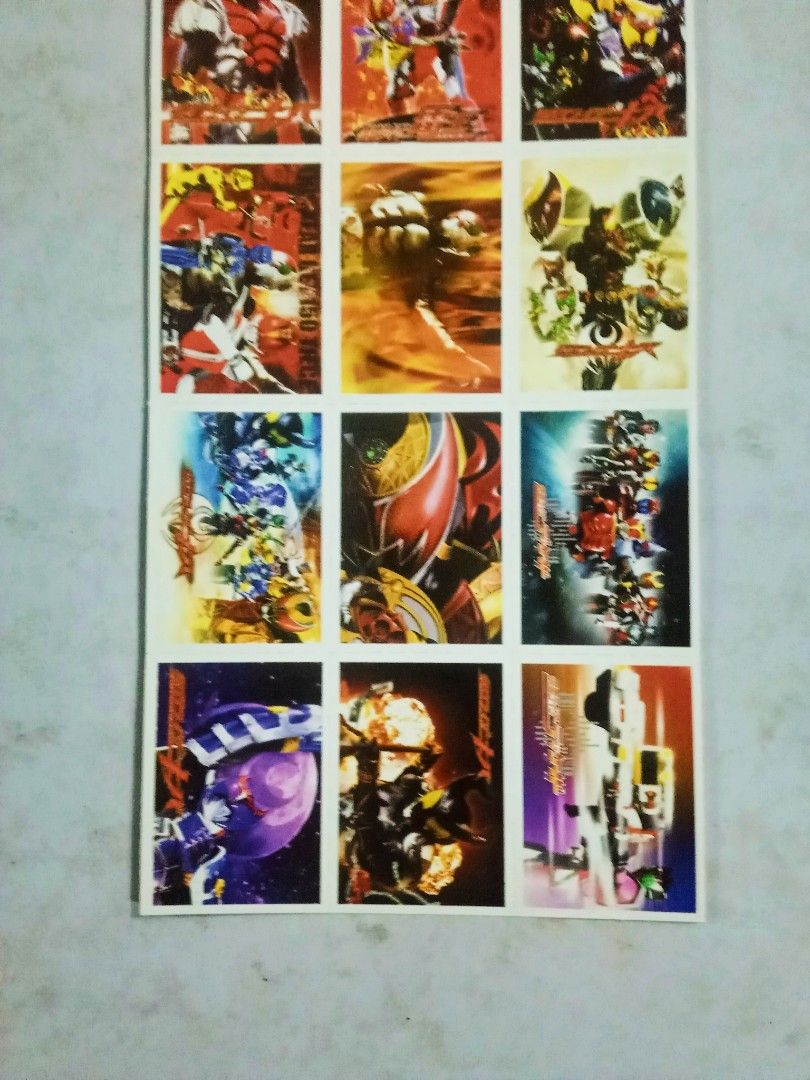18 Pcs Masked Rider/Kamen Rider Playing Cards/Kad Tepuk., Hobbies ...