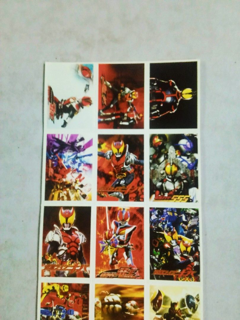18 Pcs Masked Rider/Kamen Rider Playing Cards/Kad Tepuk., Hobbies ...