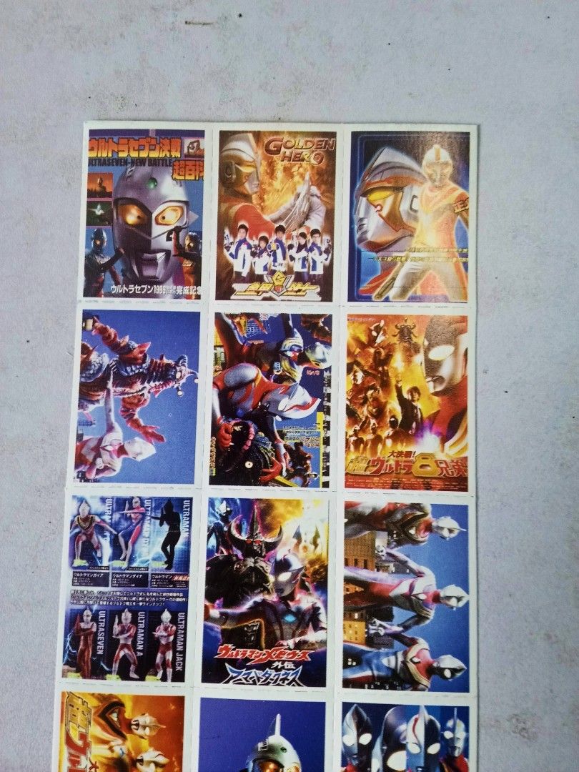 18 Pcs Ultraman Playing Cards/Kad Tepuk., Hobbies & Toys, Toys & Games ...